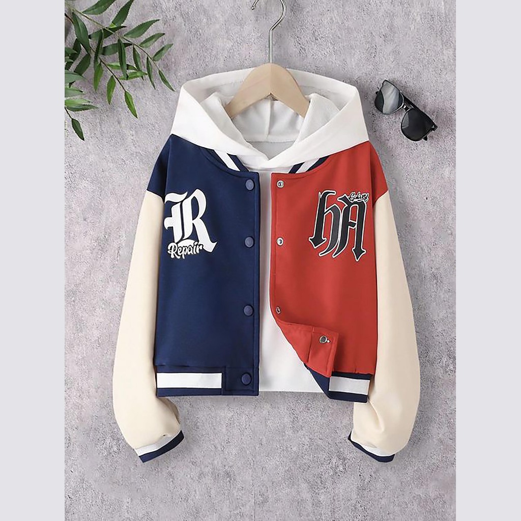 Jual KLIKEN ID Jaket Baseball Besbol Varsity Unisex Anak Perempuan ...