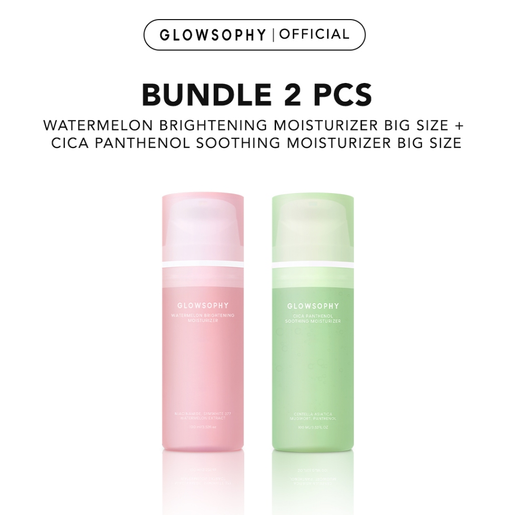 Jual Glowsophy Moisturizer Bundle CICA Centella Soothing Moisturizer 100 ml + Watermelon ...