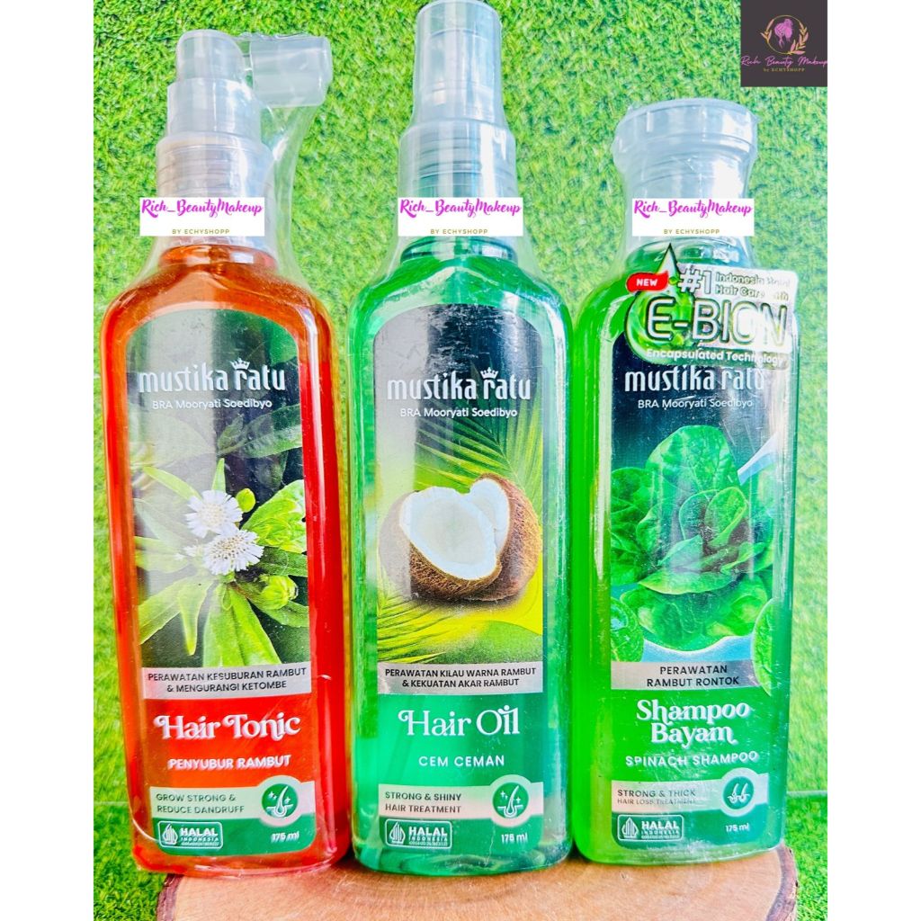 Jual MUSTIKA RATU PAKET PERAWATAN RAMBUT RONTOK ( Shampo Bayam , Cem ...