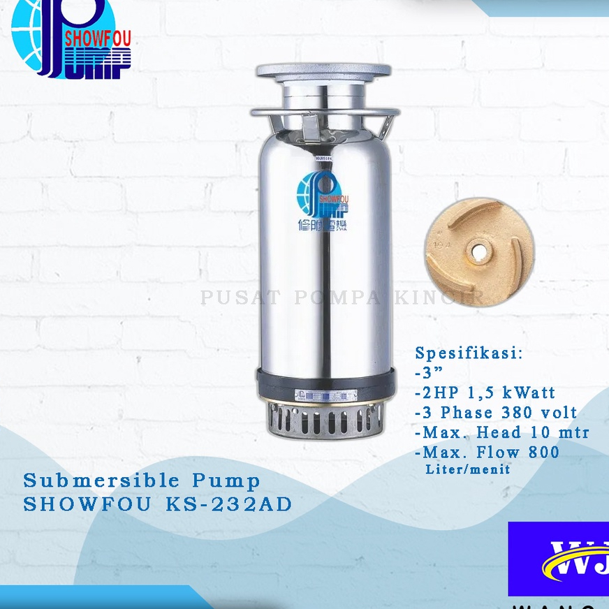 Jual Pompa Submersible Showfou Type KS-232 AD | Shopee Indonesia