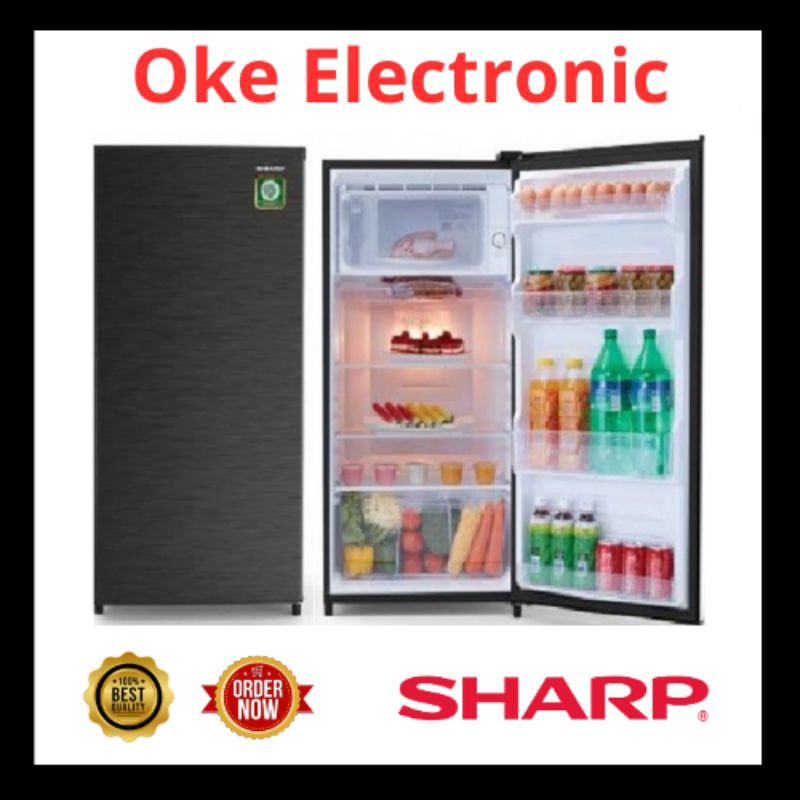 Jual KULKAS / LEMARI ES 2 PINTU SHARP SJ-N182N-HS T2 | Shopee Indonesia