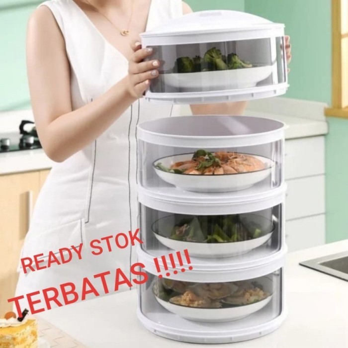 Jual Food Cover Layer Penutup Makanan Tudung Saji Tutup Sayur Susun ...