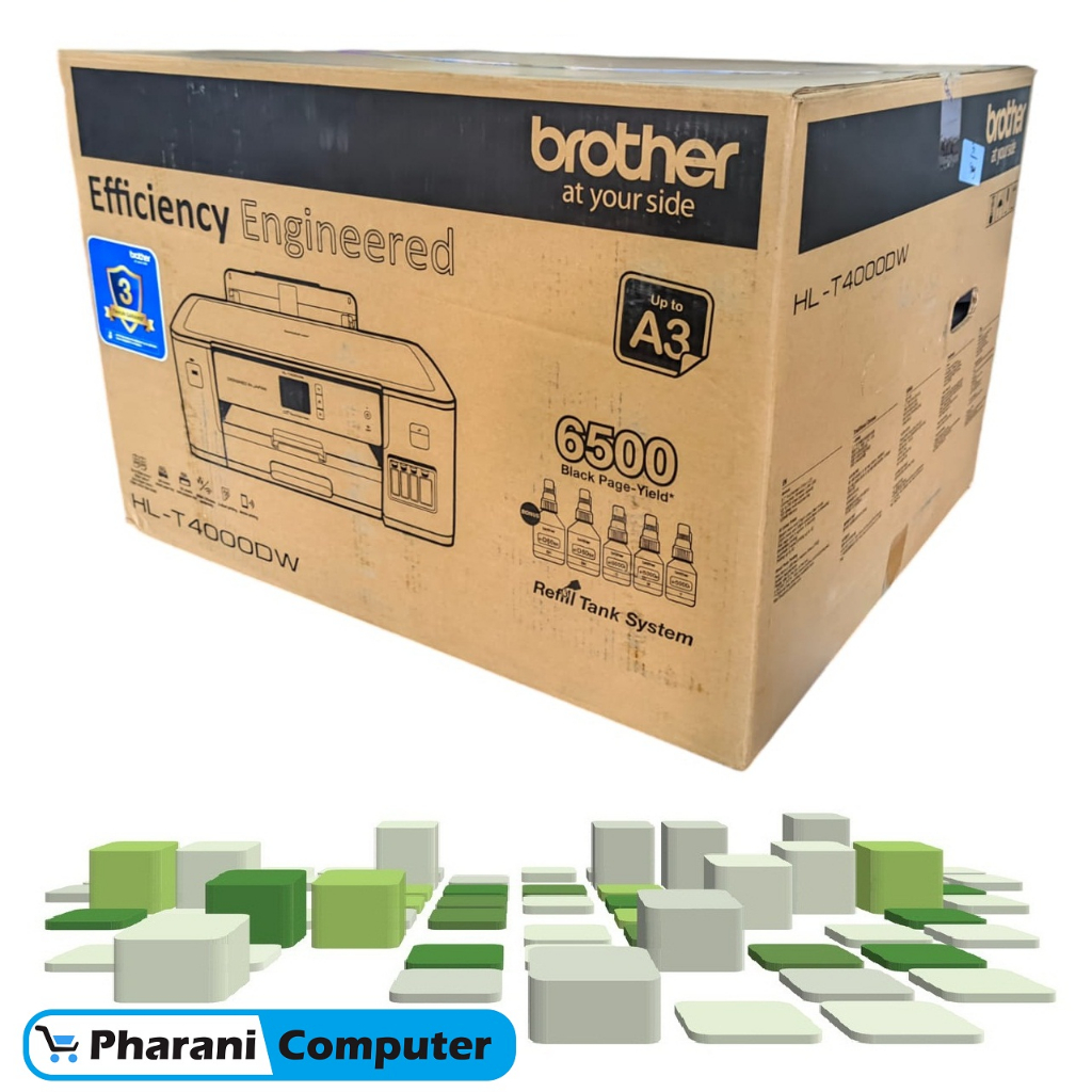 Jual Printer Brother HL T4000DW A3 Ink Tank T 4000 Inkjet T4000 DW ...