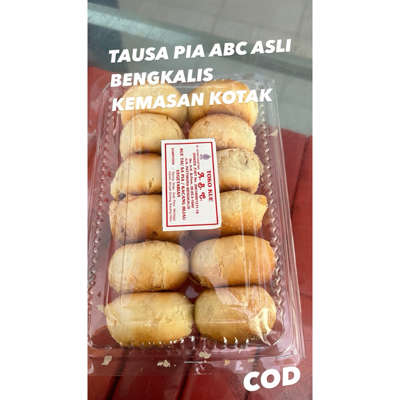 Jual TAUSA PIA / BAKPIA / KUE KACANG HIJAU ABC BENGKALIS ISI 12 PCS ...