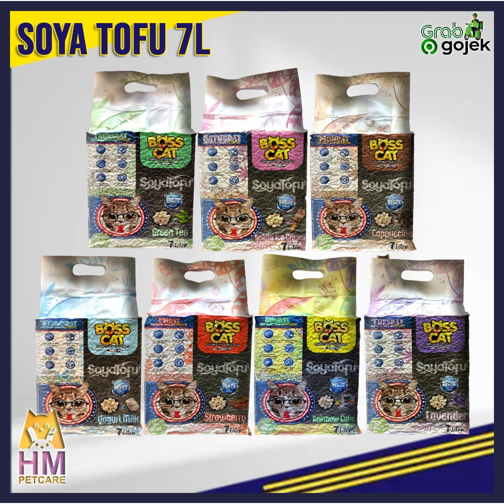 Jual BOSSCAT TOFU SOYA 7L Boss Cat Pasir Kucing Tofu Soya 7 Litter Bos ...
