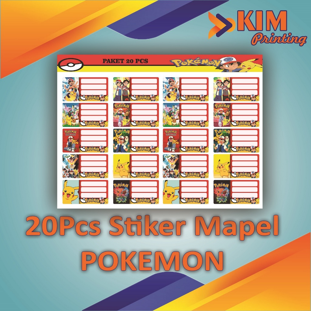 Jual (20PCS) STIKER LABEL BUKU PELAJARAN / STIKER LABEL MAPEL / STIKER ...