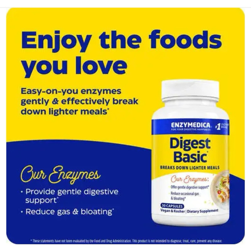 Jual Enzymedica Digest Basic isi 30 Capsules | Shopee Indonesia
