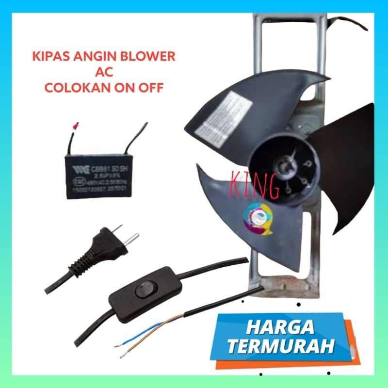 Jual KIPAS ANGIN BLOWER OUTDOOR AC 1PK/HEMAT LISTIK CUMA 20 WATT/FREE ...
