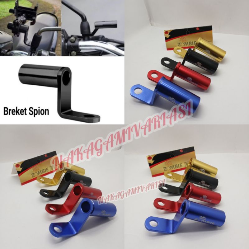 Jual Breket Spion Dudukan Lampu Tembak Pasang di Spion Motor Untuk ...