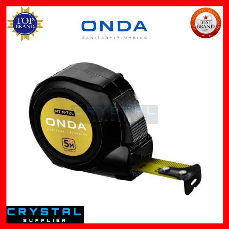 Jual METERAN ONDA 5 meter MT M-TUL - Measuring Tape Roll Rol MTMTUL 5M | Shopee Indonesia