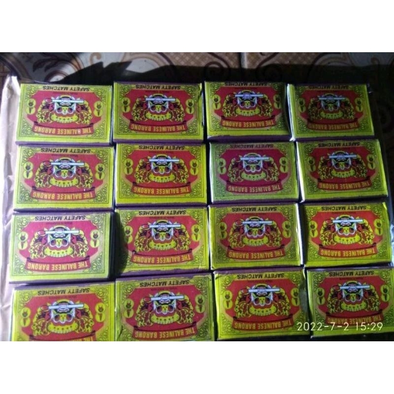 Jual korek api kayu jadul jress safety matches the balinese barong ...