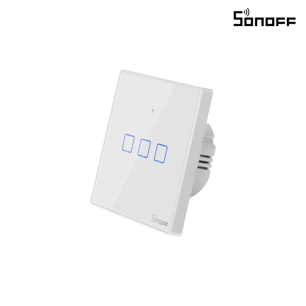 Jual Sonoff Smart Wall Switch T2EU3C Saklar Cerdas Wireless 3 Gang ...