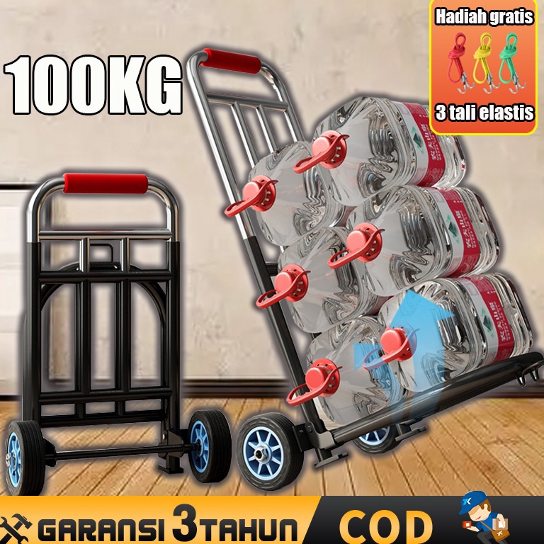 Jual Harga Bersahabat Reaim Troley Lipat Bawa Aqua Galon Troli Lipat Trolley Barang Serbaguna ...