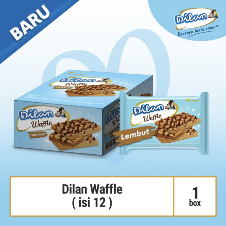 Jual Dilan Chocolate Waffle lembut ( 1 box isi 12 pcs ) | Shopee Indonesia