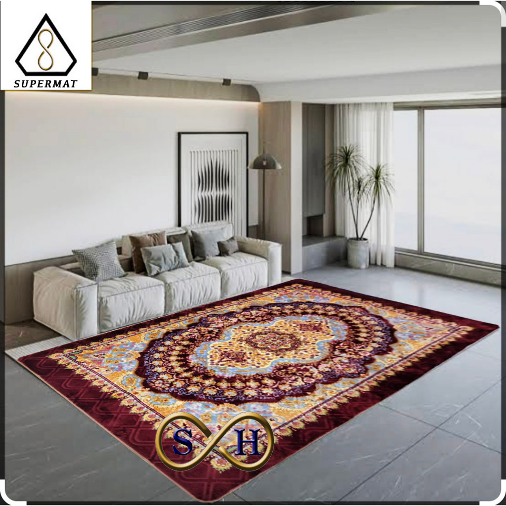 Jual SUPERMAT - Karpet BUSA Turkey Jumbo Motif Arab Tebal 18 mm [Uk 190 ...