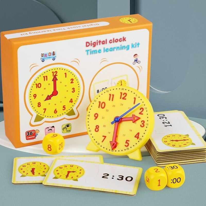 Jual Mainan Edukasi Belajar Jam & Waktu/ Digital Clock Time Learning ...
