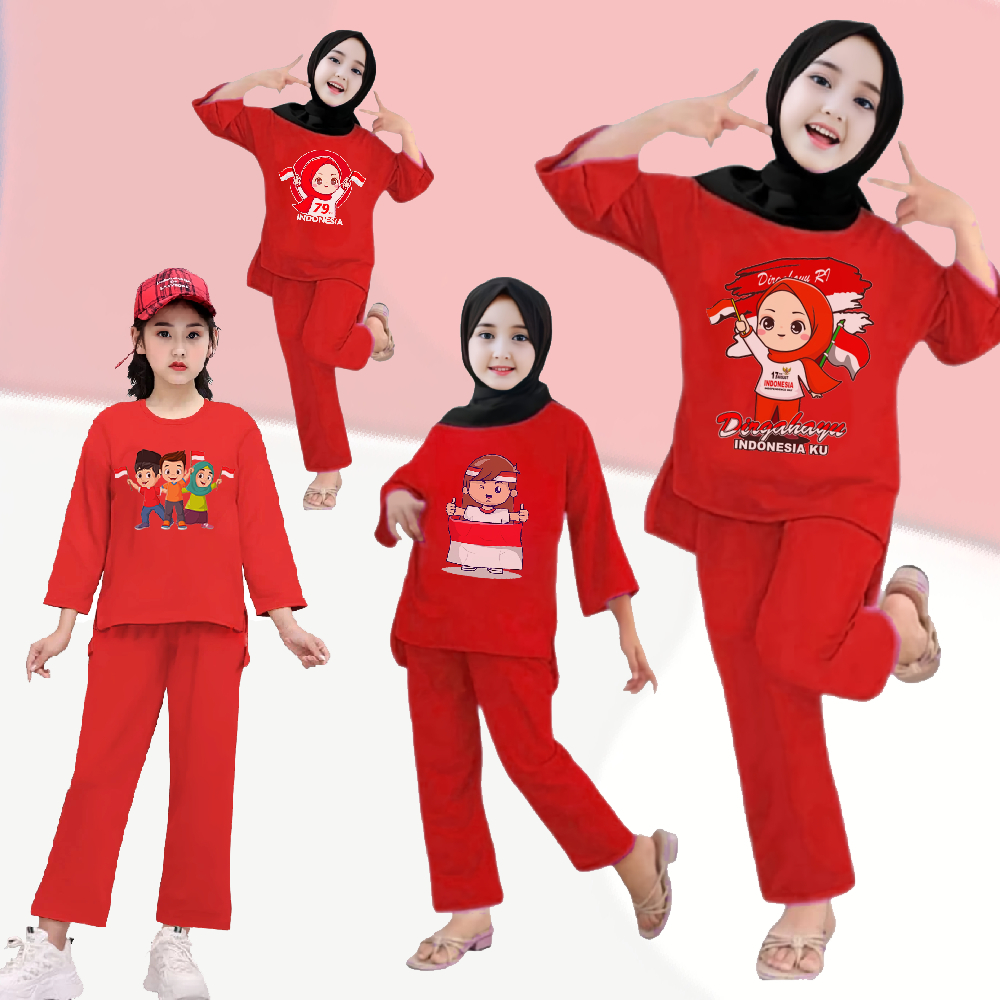 Jual Charyatink - BAJU SETELAN ANAK HUT RI BAJU 17 AGUSTUS BAJU DIRGAHAYU KEMERDEKAAN | Shopee ...
