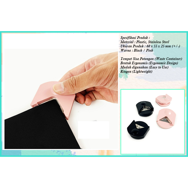 Jual Pemotong Sudut Kertas Paper Corner Punch Pembentuk Sudut Kertas ...