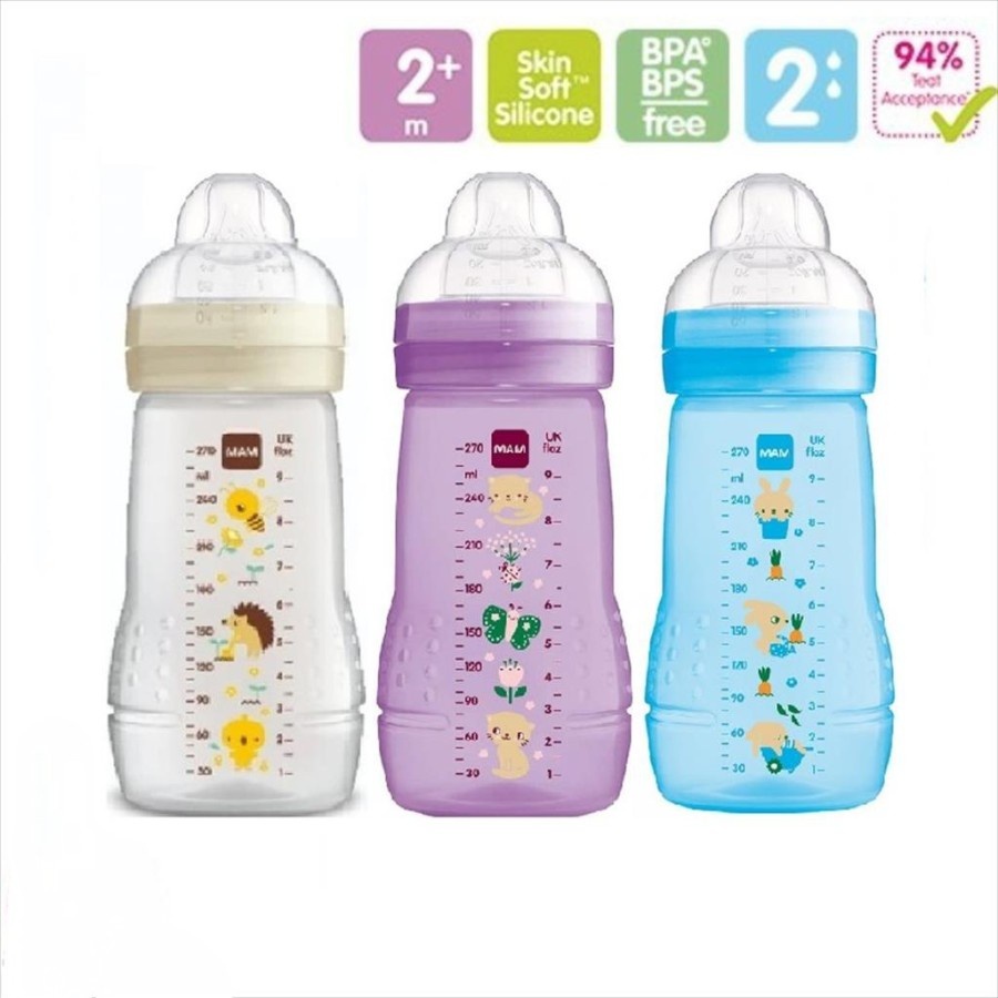 Jual BOTOL MAM Easy Active Bottle 270 ml & Botol Trainer+ Botol Susu ...