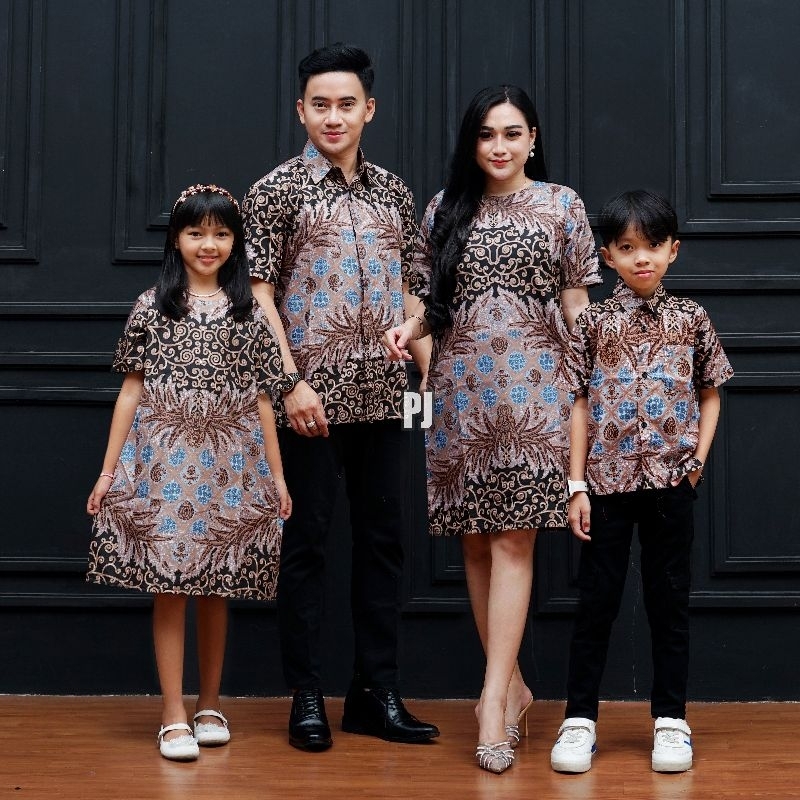 Jual COUPLE KELUARGA TERVIRAL BATIK PEKALJAYA 1794 PALING LARIS BISA ...