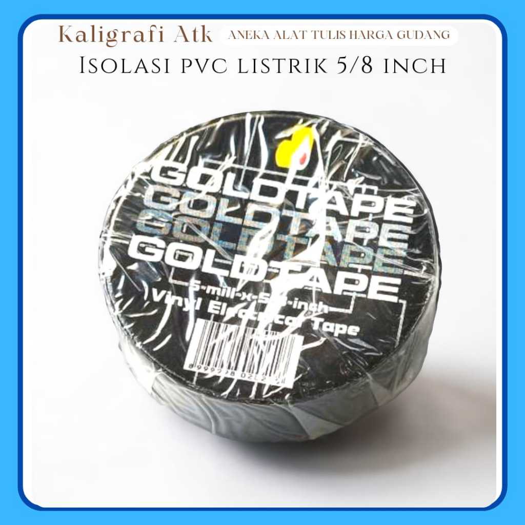 Jual Solasi listrik bakar GOLDTAPE PVC kabel listrik 15 mm 2.5 m ...