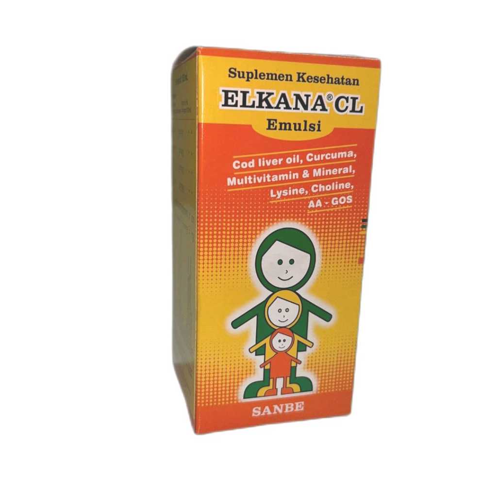 Jual Elkana CL Emulsi Sirup - 120 mL | Shopee Indonesia