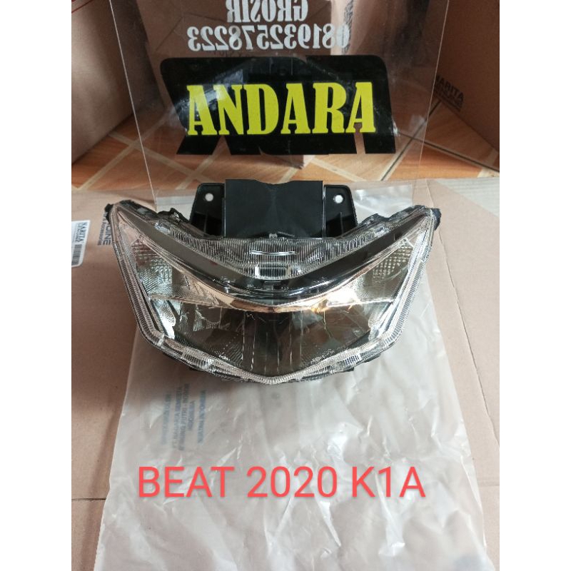 Jual REFLEKTOR LAMPU DEPAN HONDA BEAT ESP NEW DELUX 2020 2022 2023 K1A ...