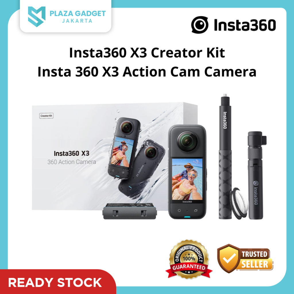 Jual Insta360 X3 Creator Kit Insta 360 X3 Action Cam Camera Garansi ...
