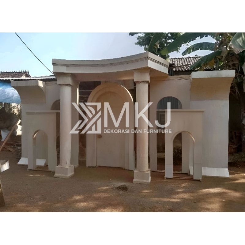 Jual backdrop pernikahan triplek/pelaminan backdrop triplek terbaru ...