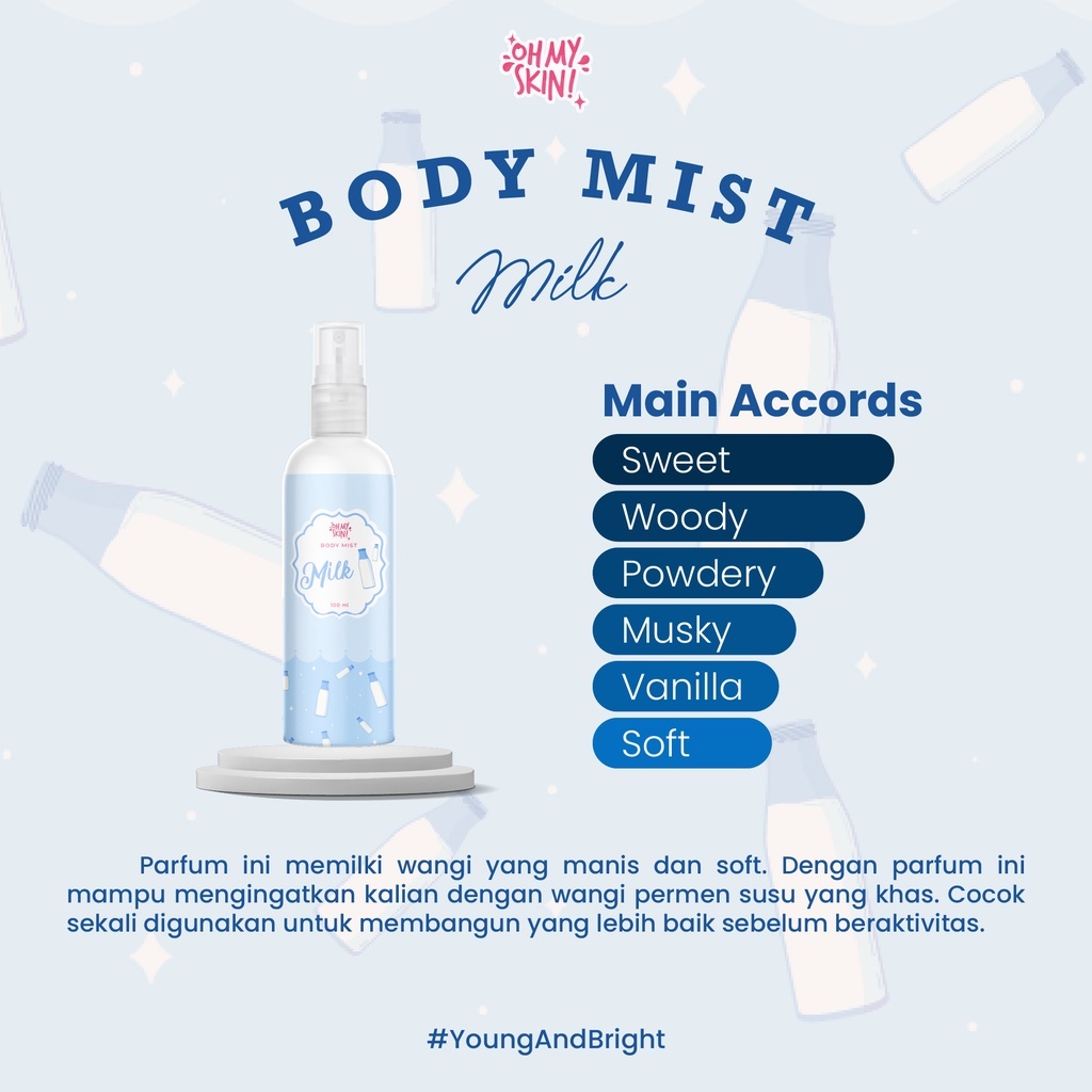 Jual OH MY SKIN!!! NEW BODY MIST 100 ML | Shopee Indonesia