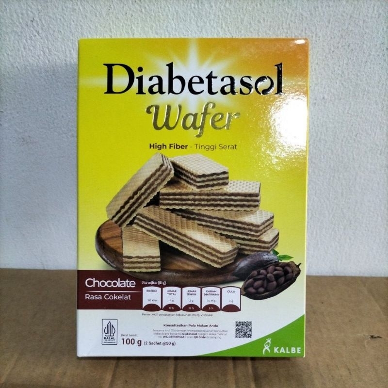 Jual wafer diabetasol coklat fiber per box | Shopee Indonesia