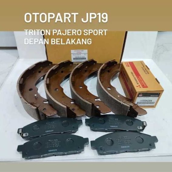 Jual BRAKE PAD BRAKE SHOE TRITON PAJERO KAMPAS REM SET DEPAN BELAKANG ...