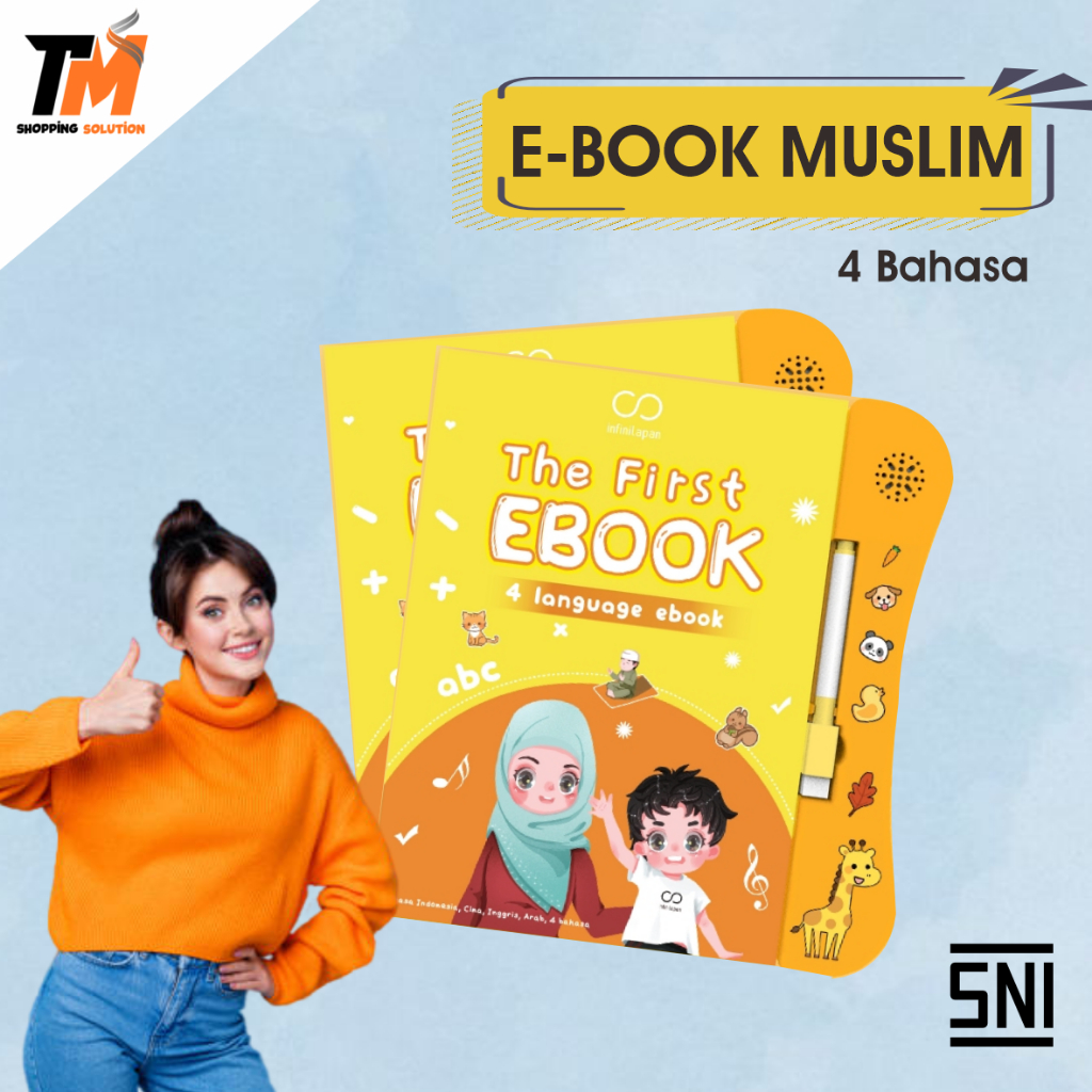 Jual Mainan Buku Pintar Elektronik 4 Bahasa | Mainan Anak Buku Pintar ...