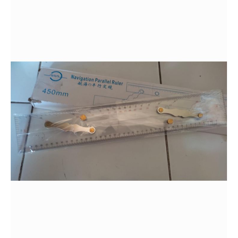 Jual Penggaris Mistar Navigasi Kapal 450 mm Navigation Parallel Ruler ...