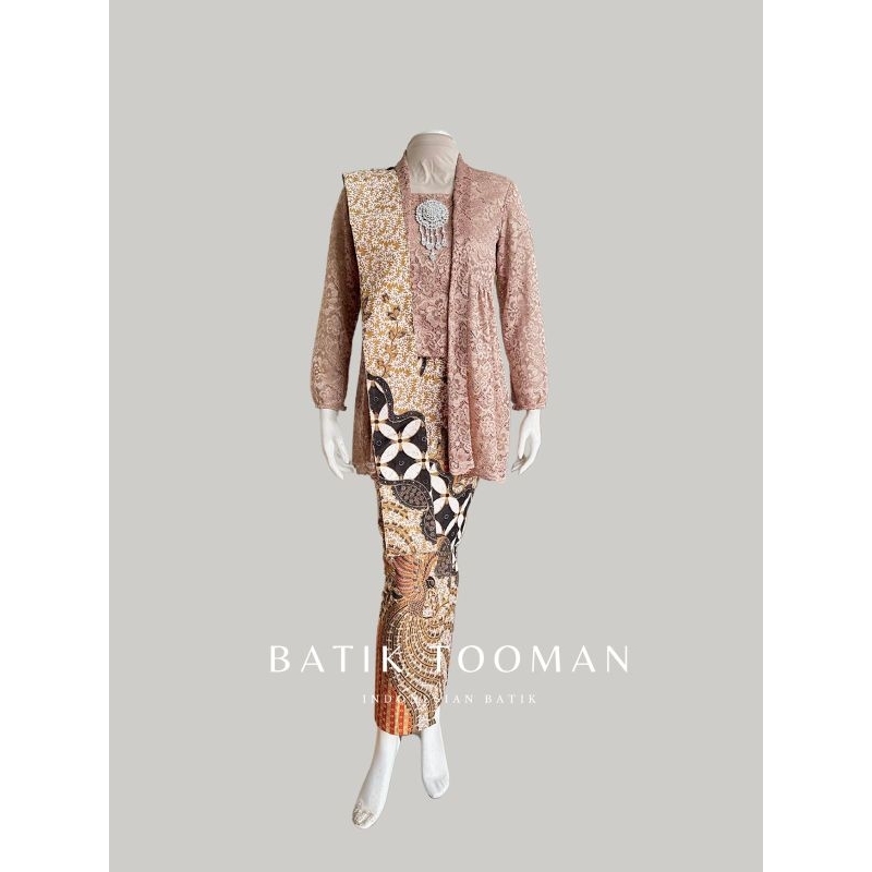 Jual SARTIKA CHOCO SERIES KAWUNG DAHAYU Kebaya Kutu Baru Kartini Brokat ...