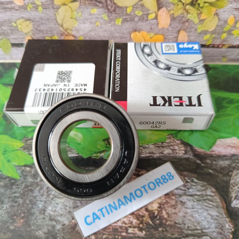 Jual BEARING 6004 2RS TUTUP KARET 20x42x12 MM JAPAN(HARGA 1 PCS) | Shopee Indonesia