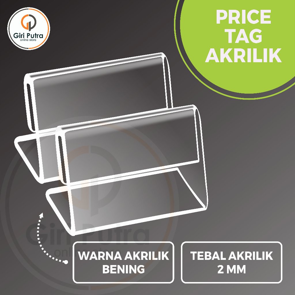 Jual AKRILIK / PRICE TAG ACRYLIC / LABEL HARGA AKRILIK | Shopee Indonesia
