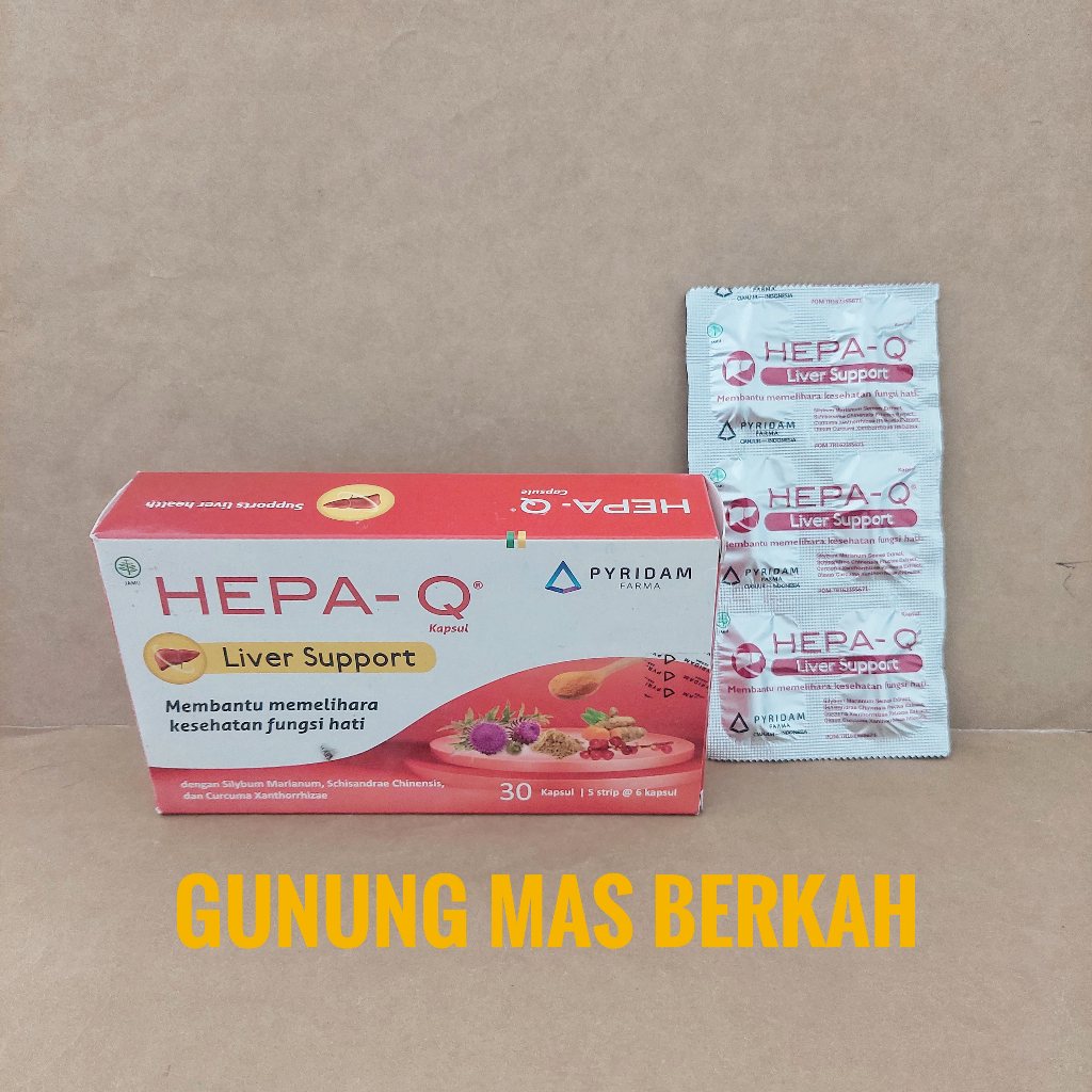Jual HEPA - Q hepa q HepaQ kapsul - Membantu memperbaiki fungsi hati ...