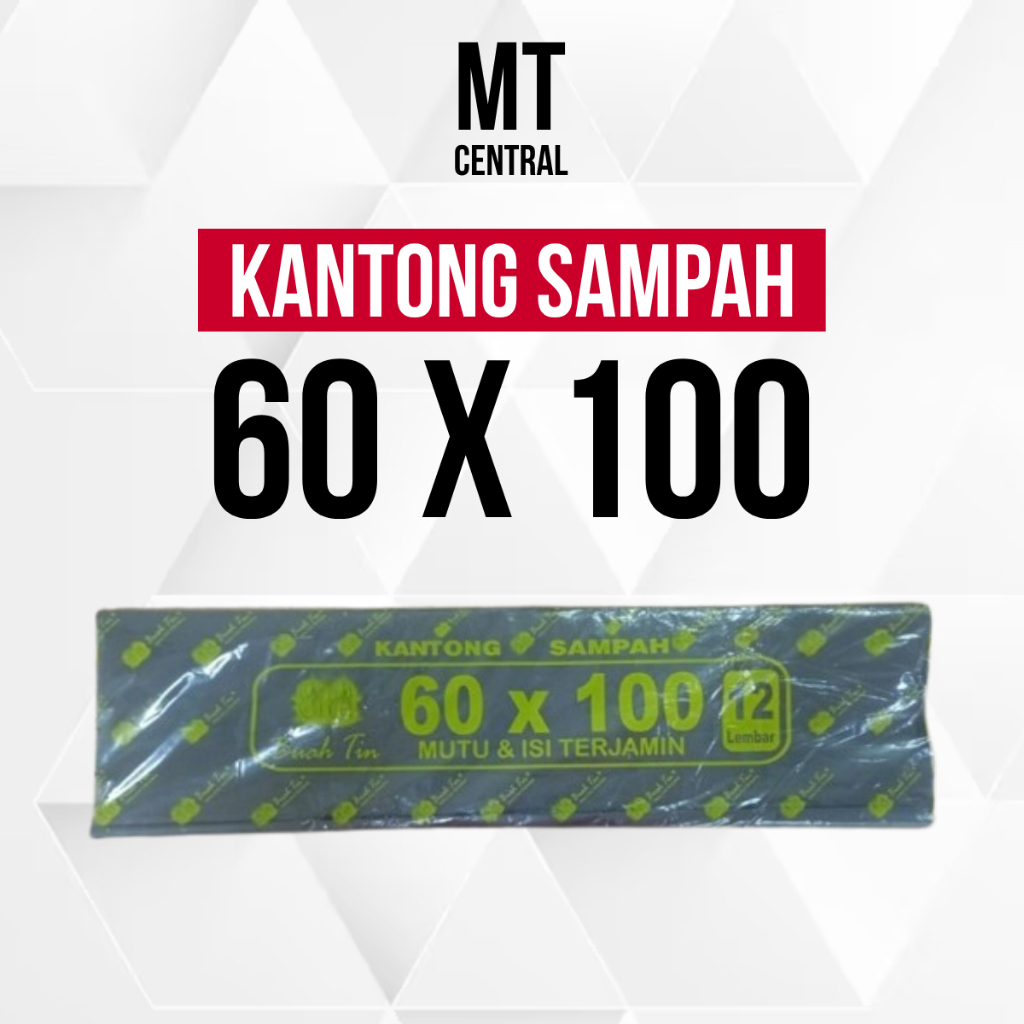 Jual Kantong Plastik Sampah/Trash Bag Ekonomis Buah Tin ukuran 60 x 100 ...