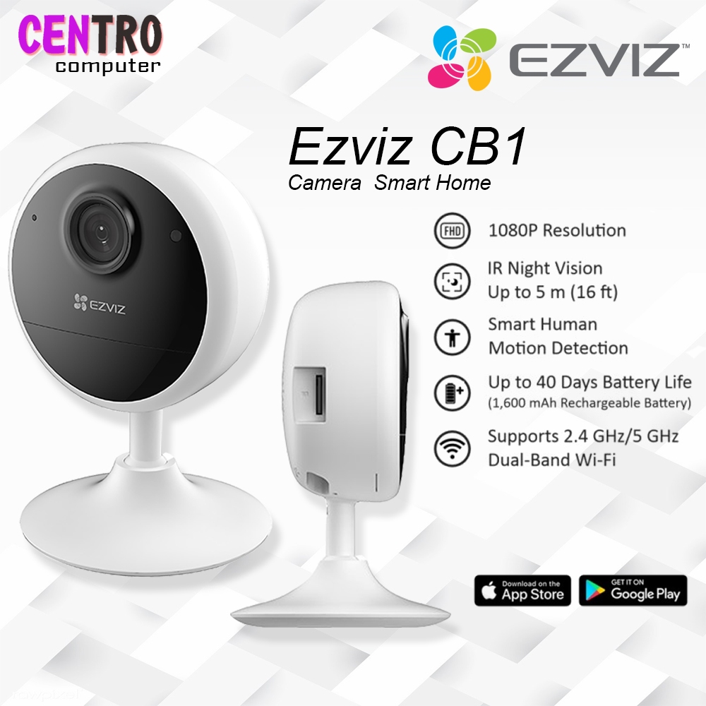 Jual Ezviz CB1 Camera Smart Home Battery WiFi IP CCTV Indoor Type C ...