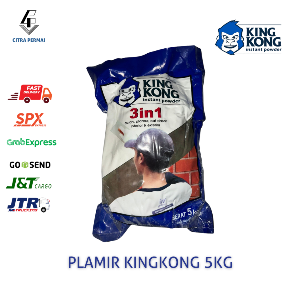 Jual PLAMIR KINGKONG 5KG / ACIAN KINGKON 5KG / PLAMIR TEMBOK 5KG ...