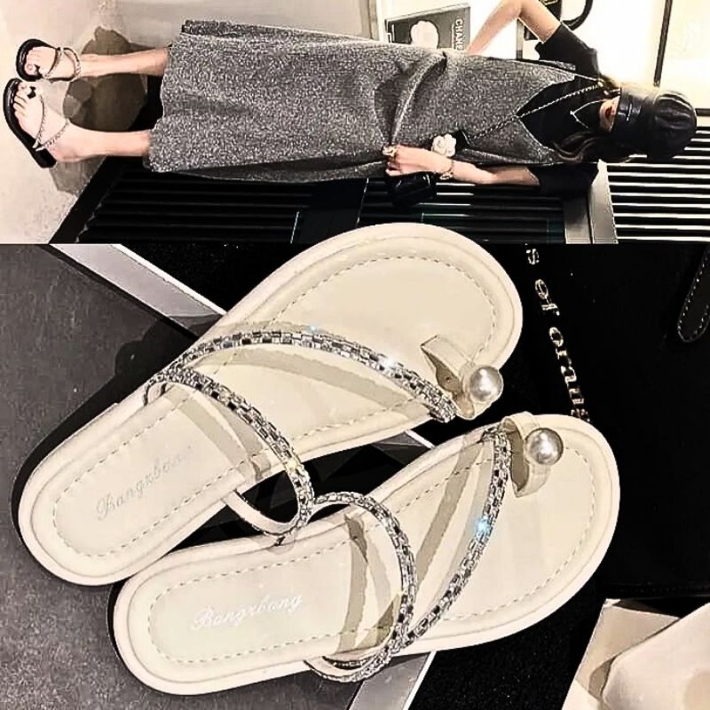 Jual Sandal Wanita Teplek BLINK MUTIARA High Quality | Sandal Teplek ...