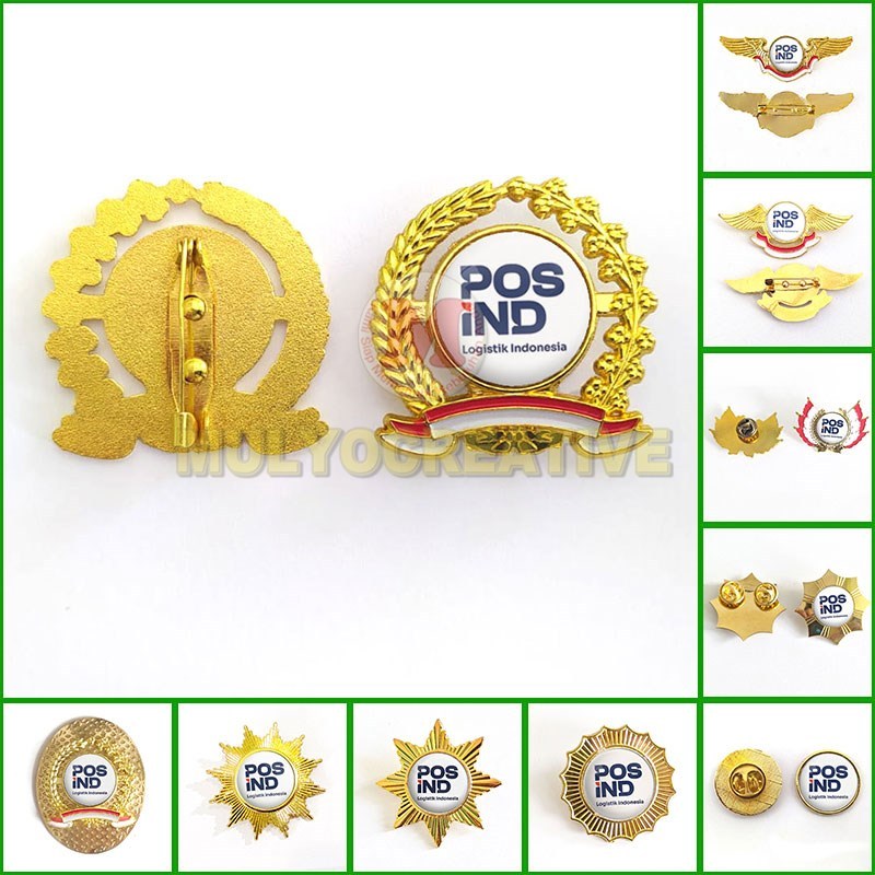 Jual Pin POS IND Pin Bros Wing Logo Pos Indonesia Terbaru | Shopee ...