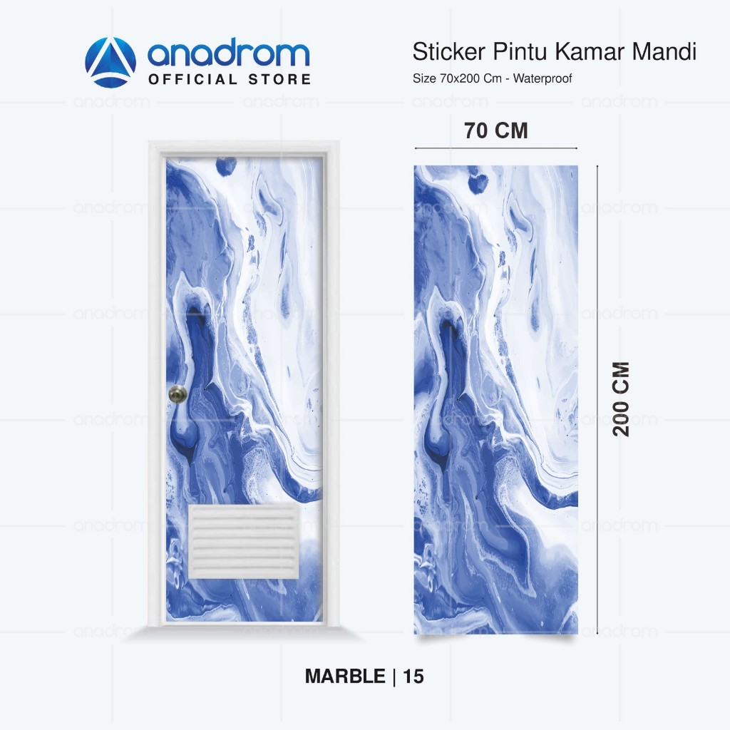 Jual Sticker Pintu Kamar Mandi | Sticker Pintu Kamar mandi Aesthetic ...