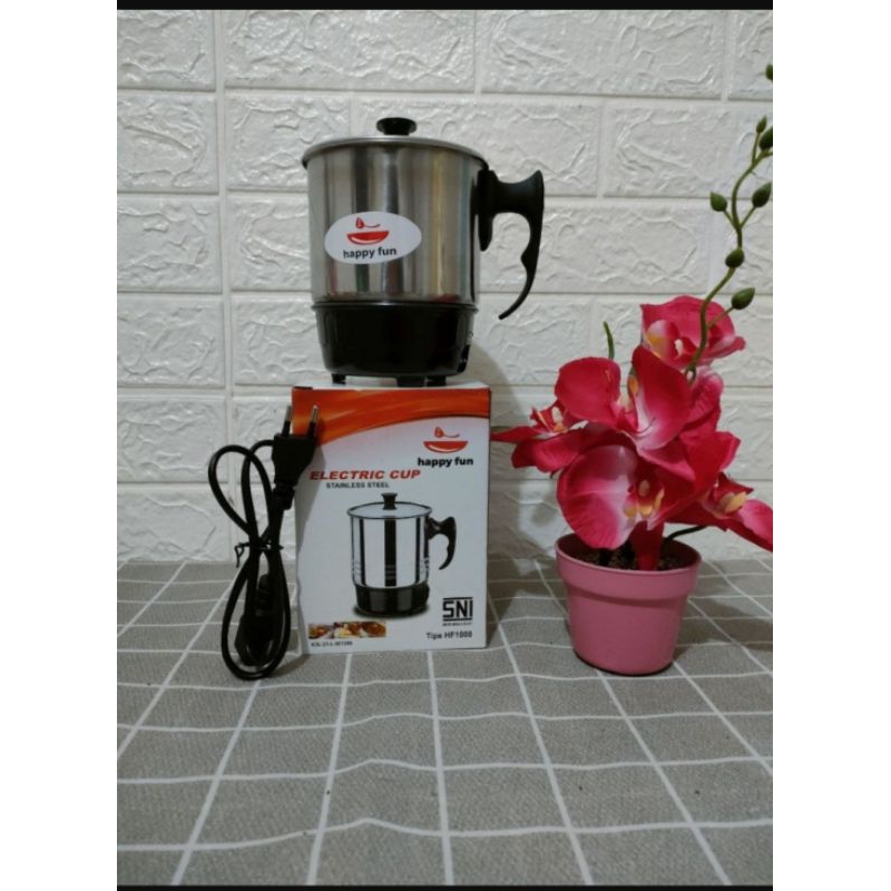 Jual Teko Mug Listrik Pemanas Air Mini Elektrik Stainless Steel Ukuran ...