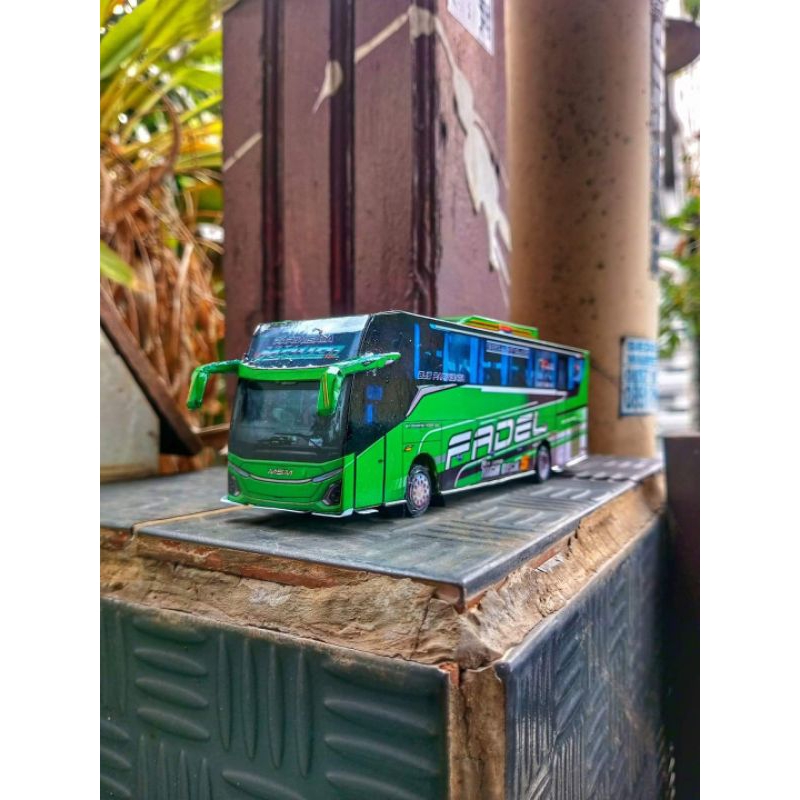 Jual Miniatur bus Maudi Jet Bus 5 Asyrof Fadel Terbaru | Shopee Indonesia
