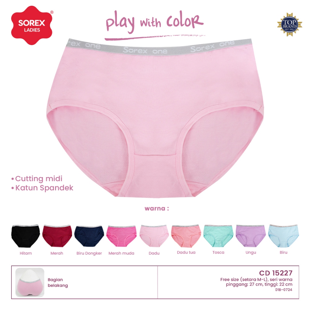Jual SOREX CD 15227 PLAY WITH COLOR - CELANA DALAM REMAJA PEREMPUAN ...