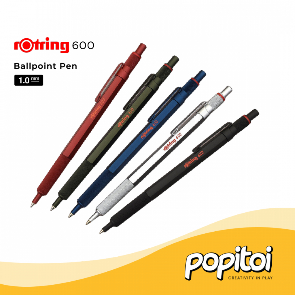 Jual ROtring 600 Series Ballpoint Pen 1.0 mm Pulpen | Shopee Indonesia
