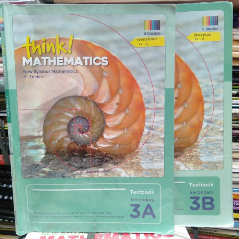 Jual think Mathematics 3A-3B Textbook | Shopee Indonesia