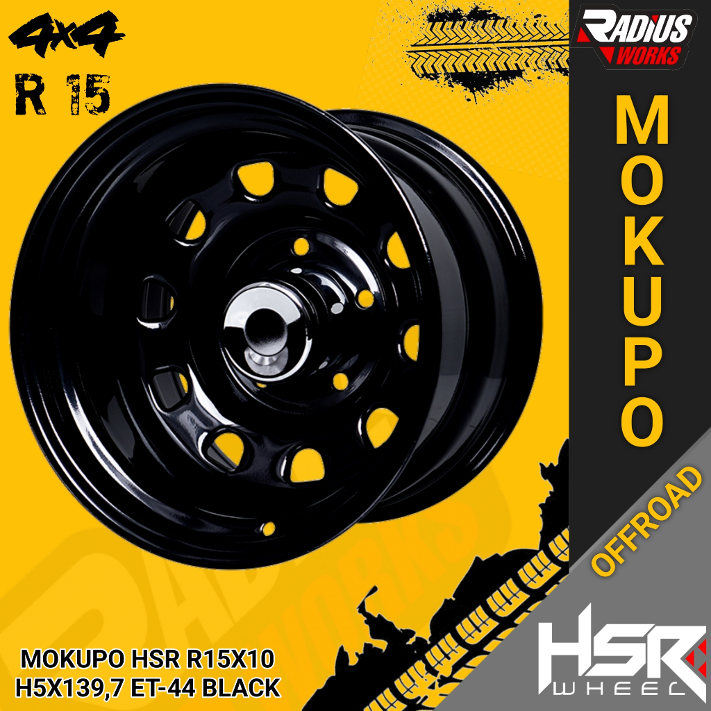 Jual Velg mobil offroad R15 lebar 10 inch pcd 5x139,7 katana jeep jimny ...